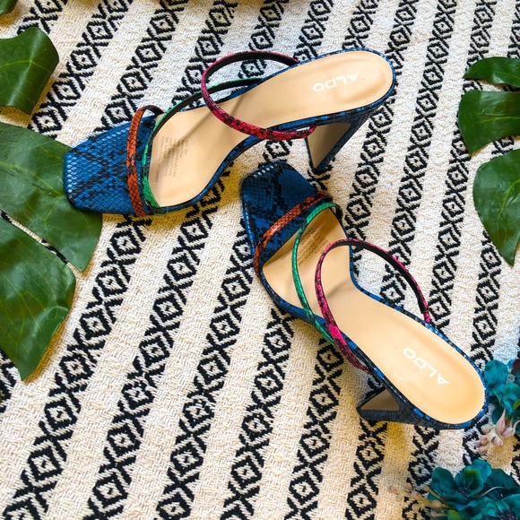 Aldo | Shoes | 335 Aldo Snake Skin Sandals | Poshmark